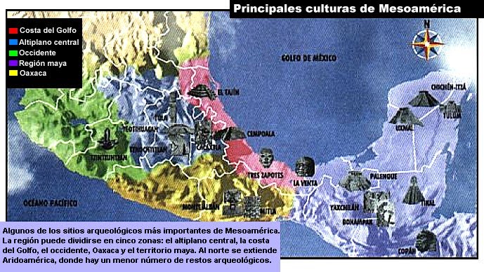 Historia de México Secundaria: "ÁREAS CULTURALES DE MESOAMÉRICA"